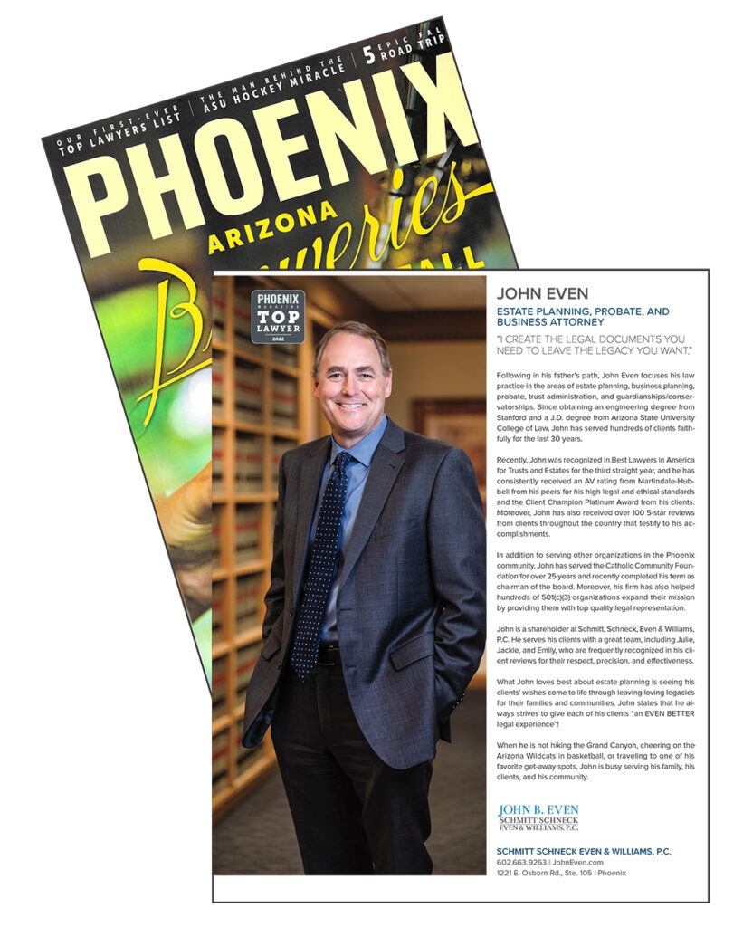 John Even, Phoenix Attorney | Catholic Values attorney | Christian ...